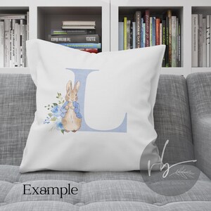 Peter Rabbit Blue Floral Watercolour Alphabet PNG, Peter Rabbit 26 ...