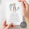 DIGITAL Personalised Peter Rabbit Fingerprint Tree Print, Baby ...