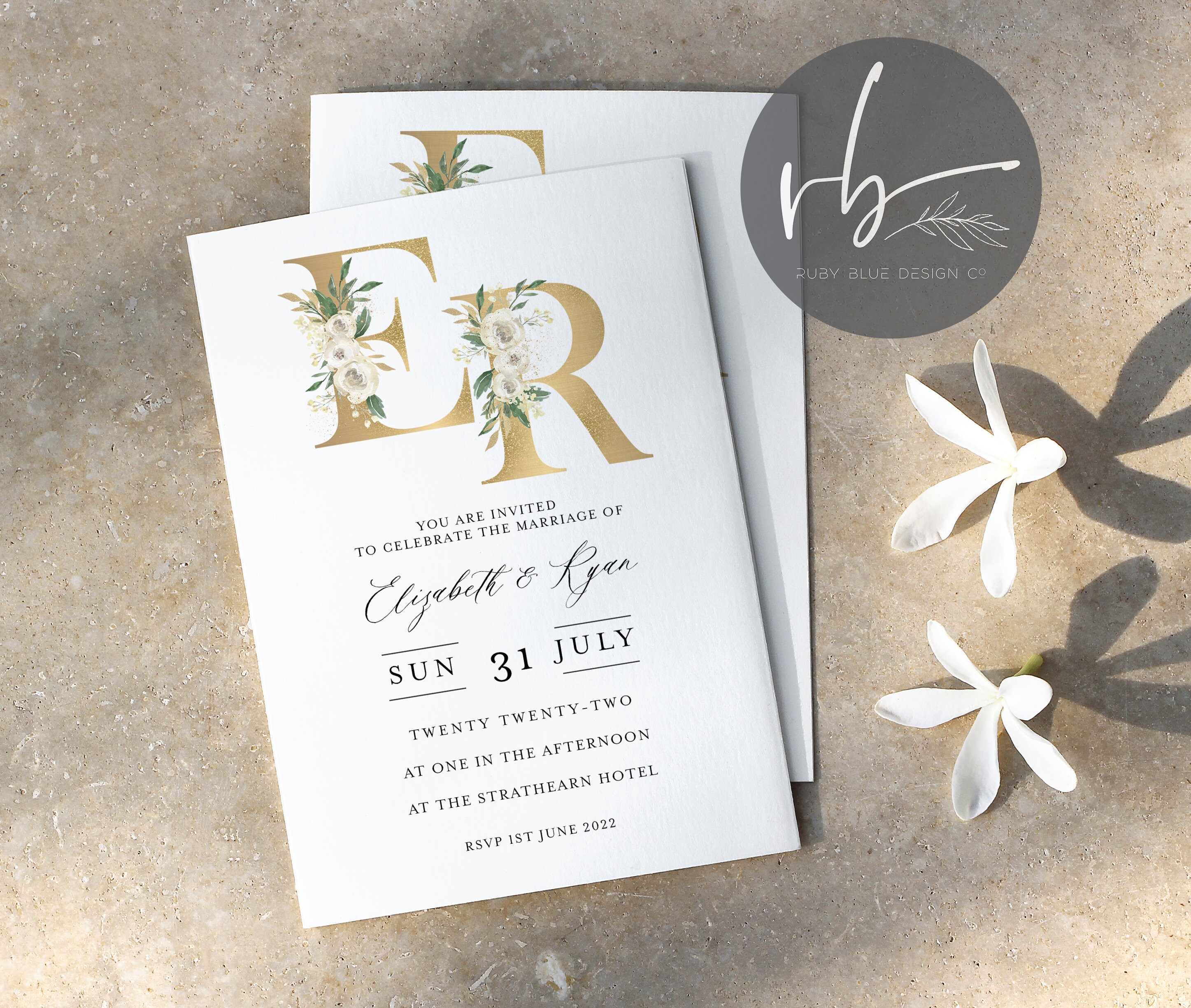 Brushed Gold Glitter Watercolour Floral Embellished Letters - Etsy UK