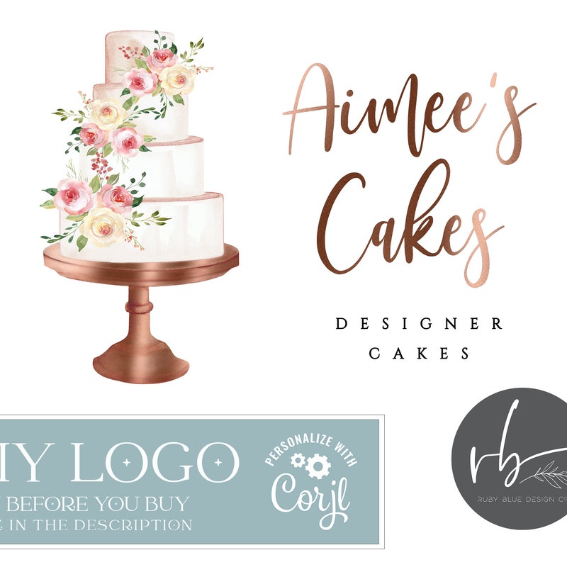 Cake Logo Design - Etsy