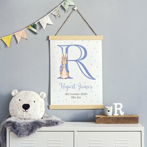 Peter Rabbit Beatrix Potter Baby Boy Nursery Decor Print Set | Etsy