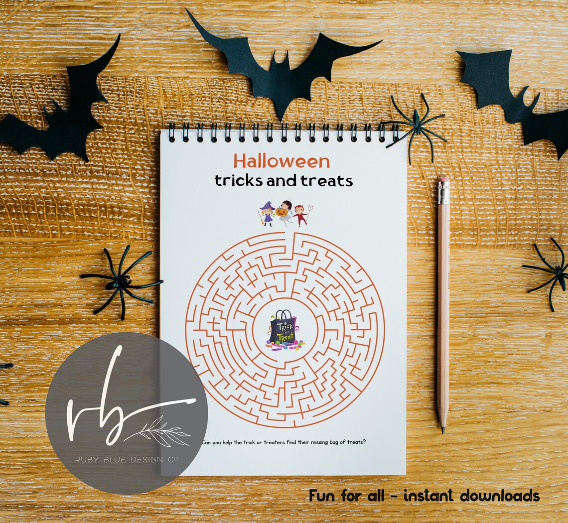 Halloween Digital Activity Printables | Kids Halloween Activity Pack ...