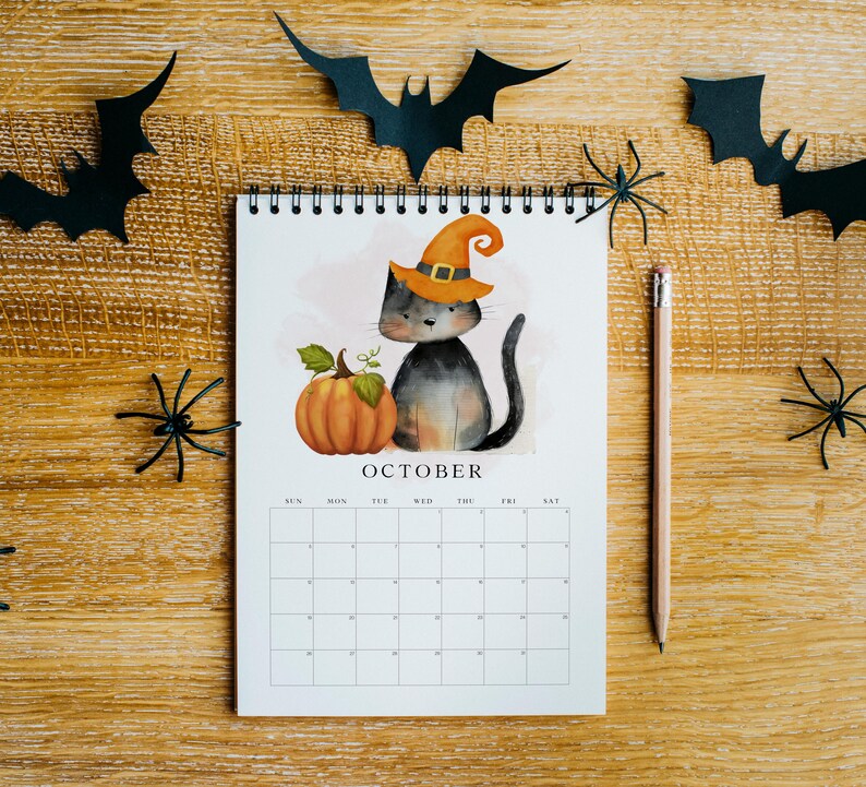 2025 Wall Calendar | Printable Wall Calendar | Cat Calendar | Cat Lover ...