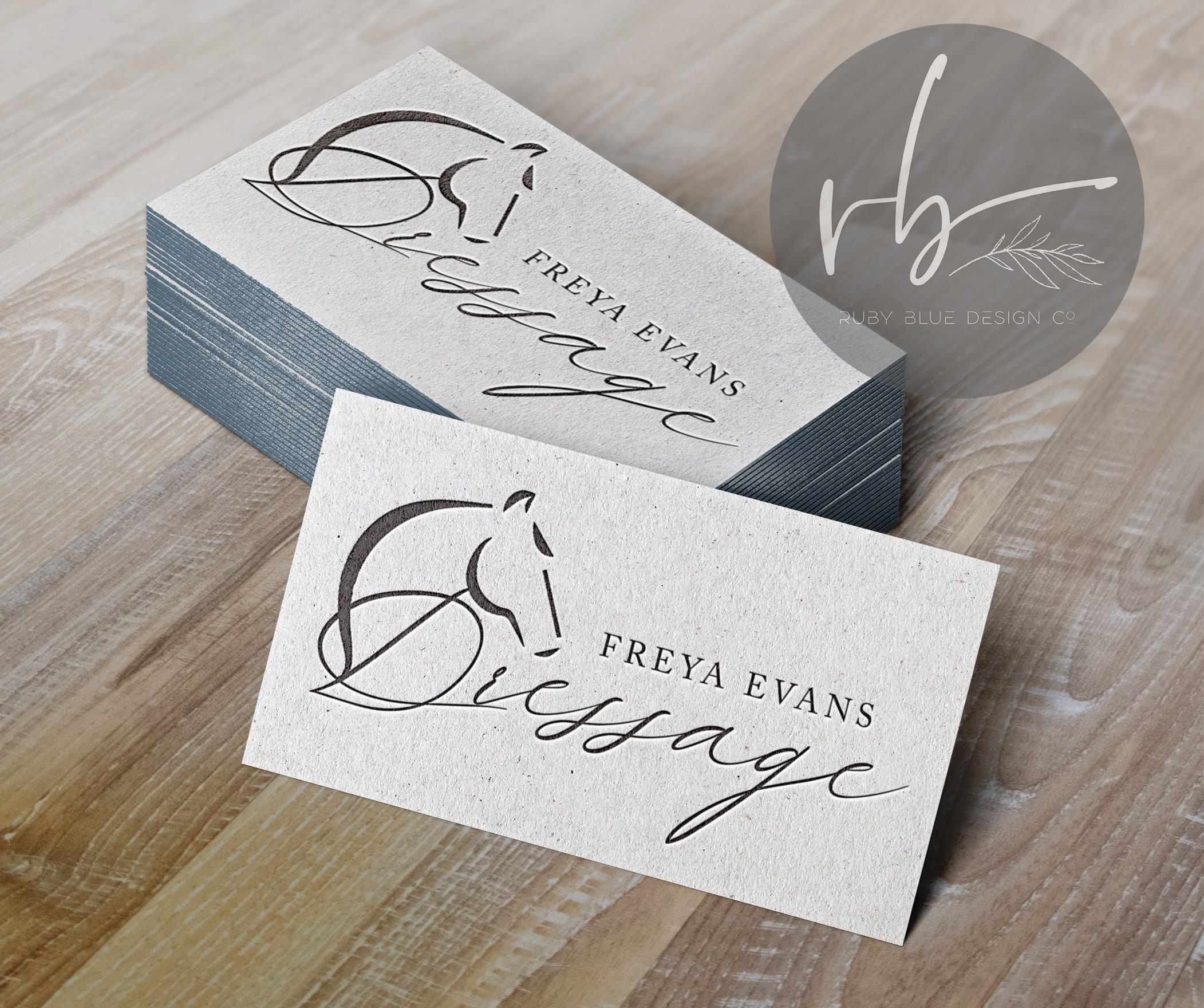 Pre-made Logoequine Logo Design Horse Logo Mare Logo | Etsy