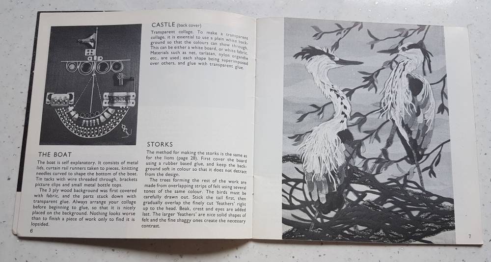 Vintage Craft Book on Collage - Etsy