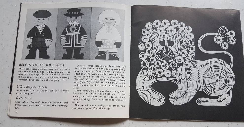 Vintage Craft Book on Collage - Etsy