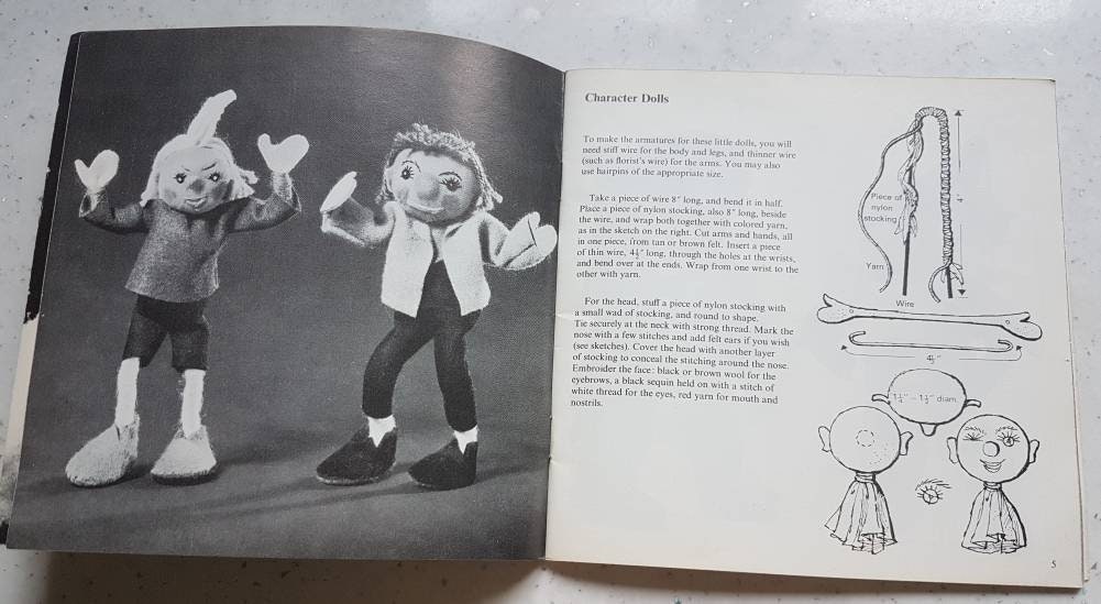 Vintage Craft Reference Book on Rag Dolls - Etsy
