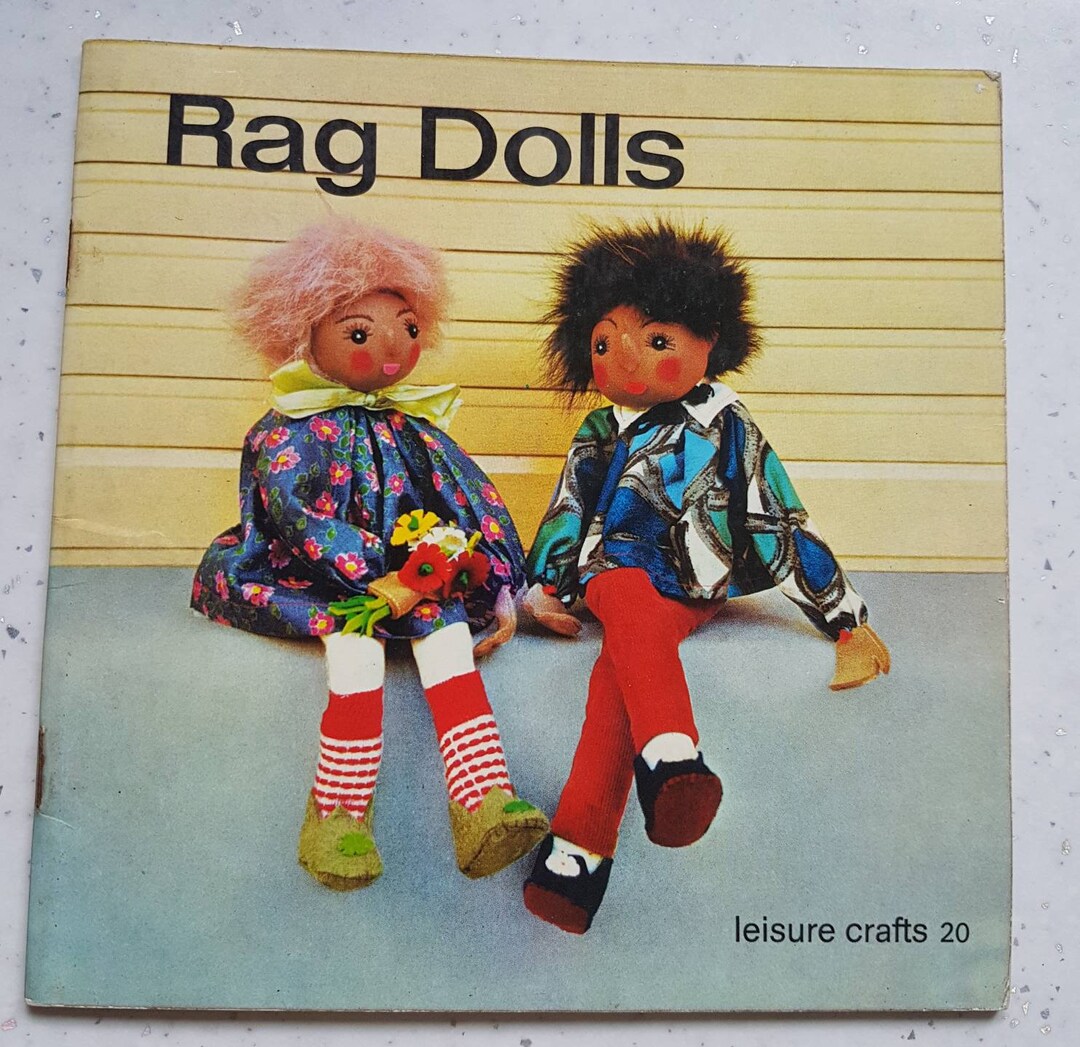 Vintage Craft Reference Book on Rag Dolls - Etsy