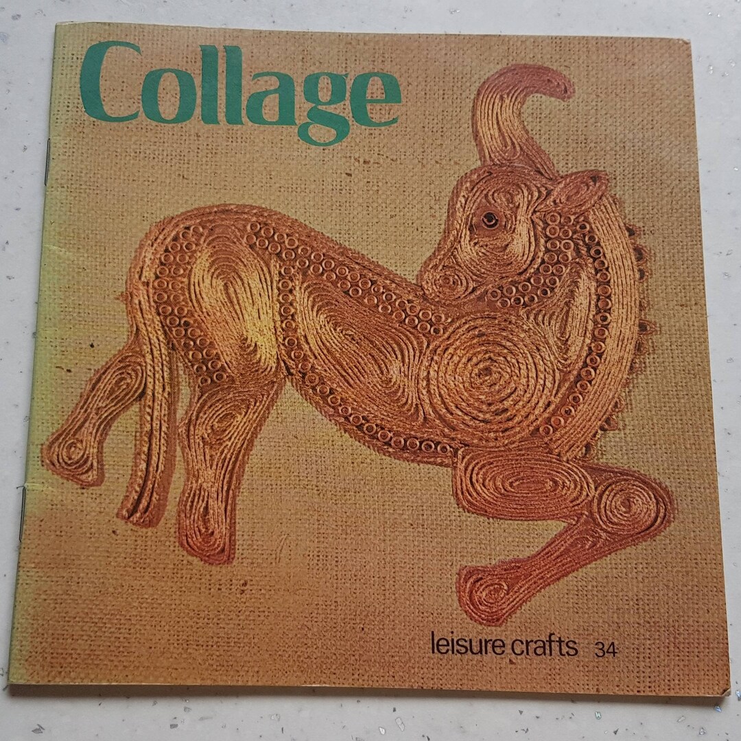 Vintage Craft Book on Collage - Etsy