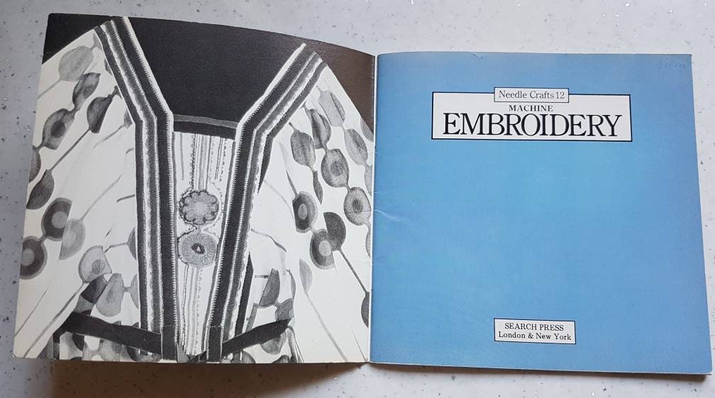Vintage Reference Book on Machine Embroidery - Etsy