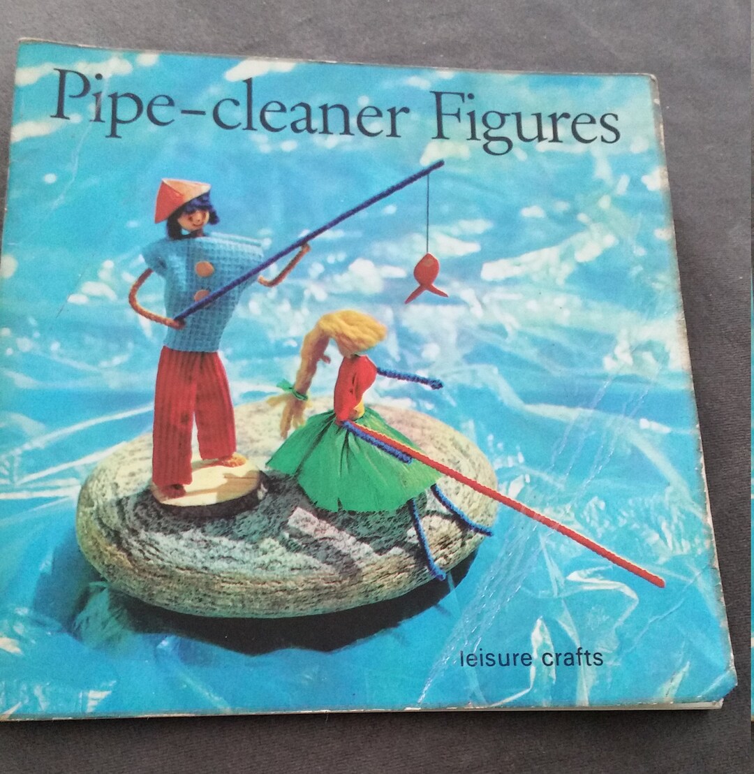 Vintage Craft Book on Pipe Cleaner Figures - Etsy