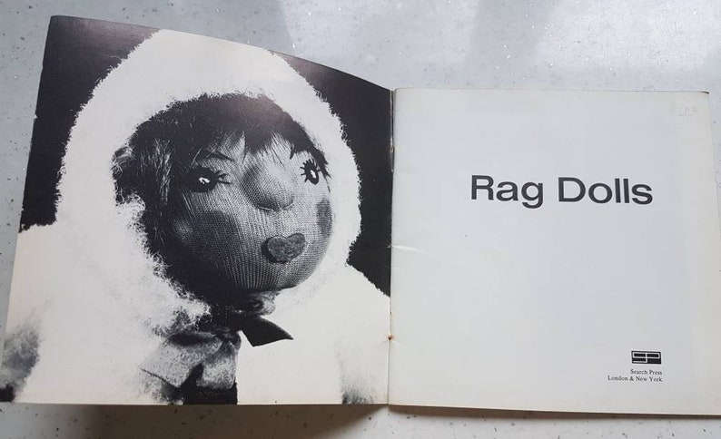 Vintage Craft Reference Book on Rag Dolls - Etsy