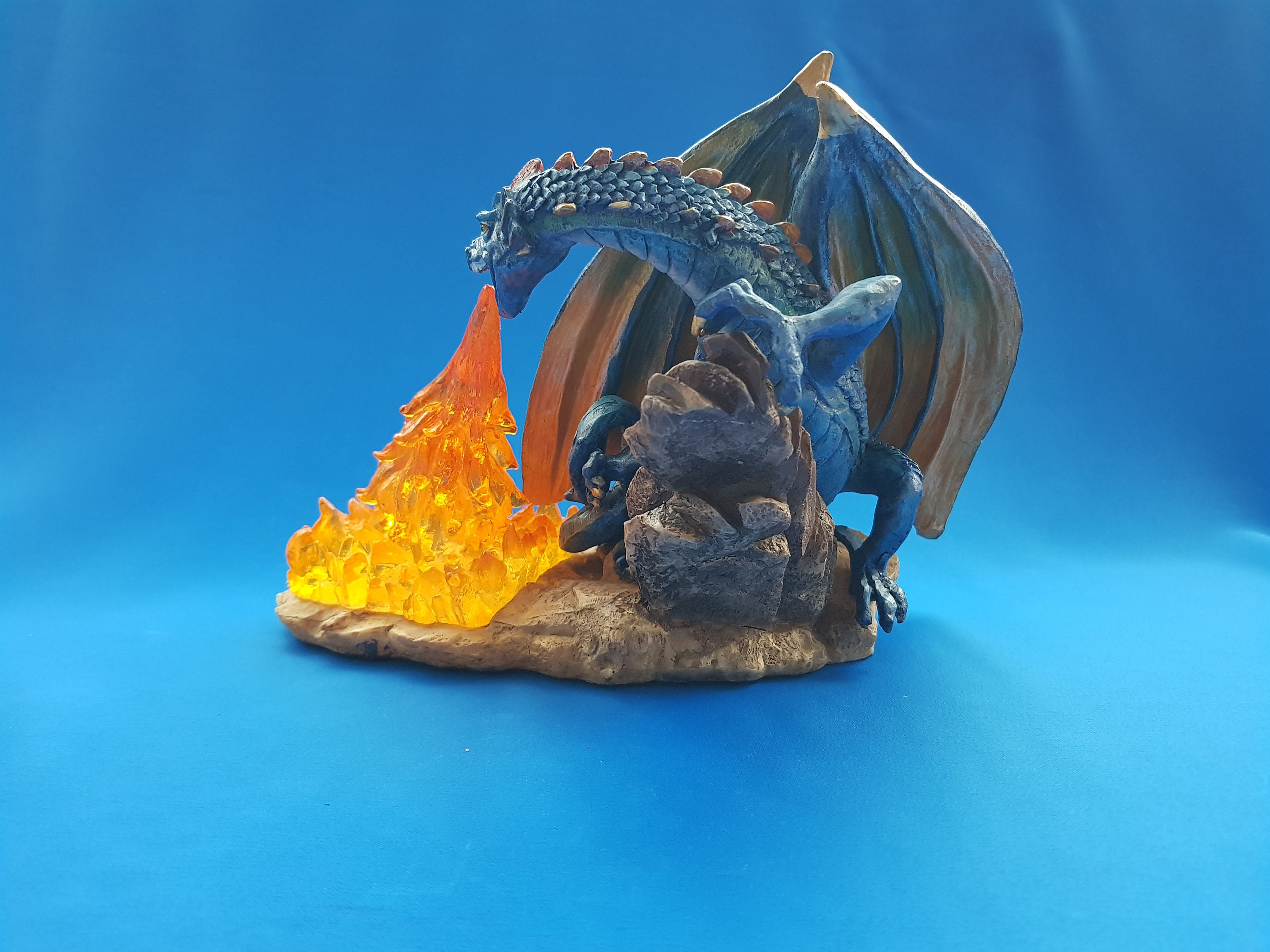 Dragon Figurine Fire Dragon Figure Big Dragon Figure | Etsy