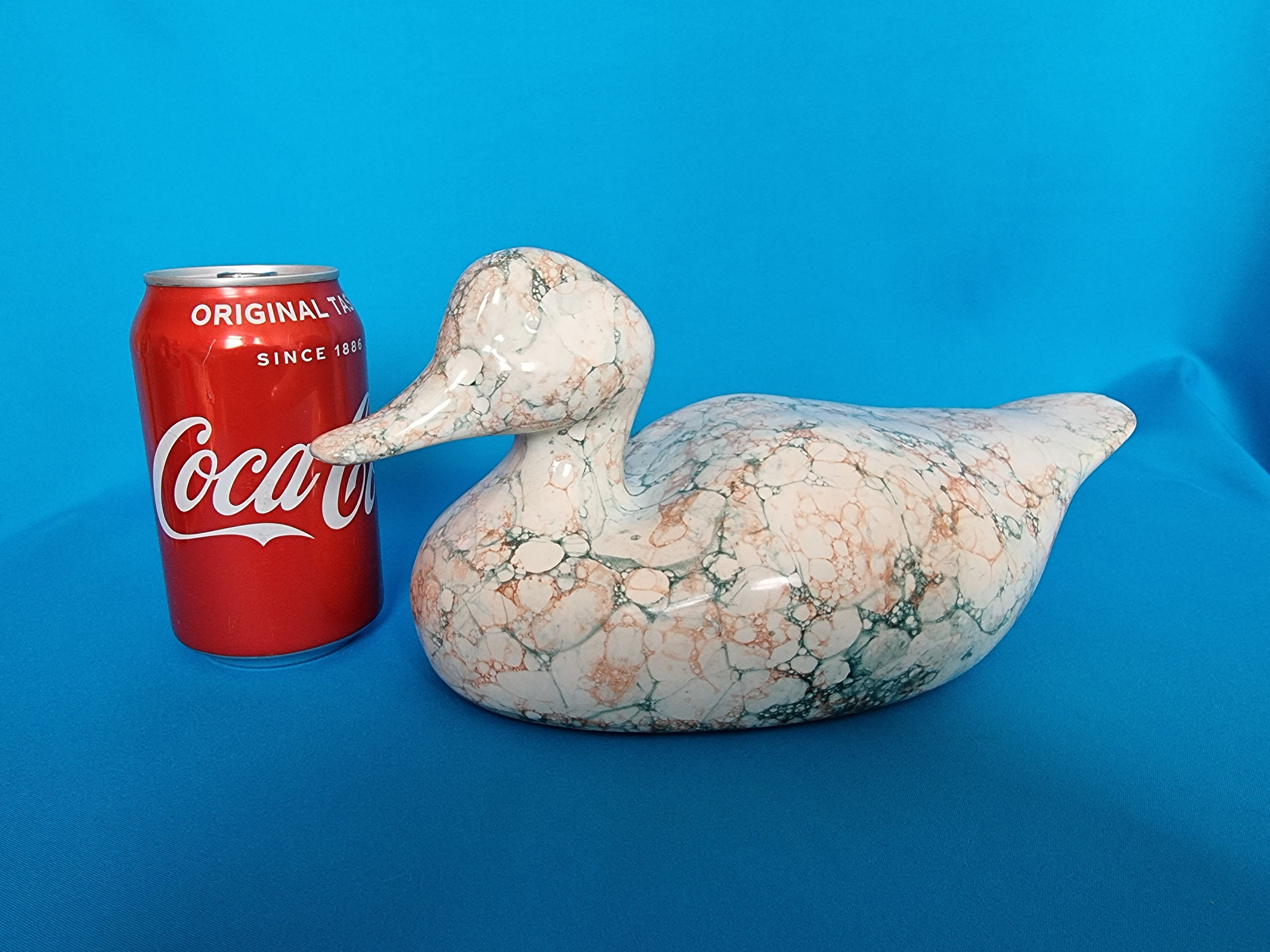 Porcelain Duck Pottery Duck Duck Figurine Big Duck - Etsy Israel