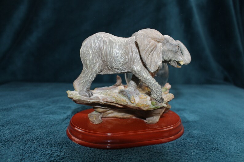 Elephant Figurine Pottery Elephants Ceramic Elephants | Etsy