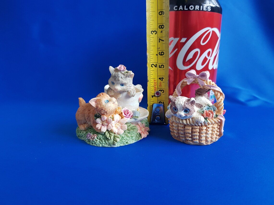 Resin Cat Figurine Cat Figurine Small Cat Figurine Resin - Etsy UK