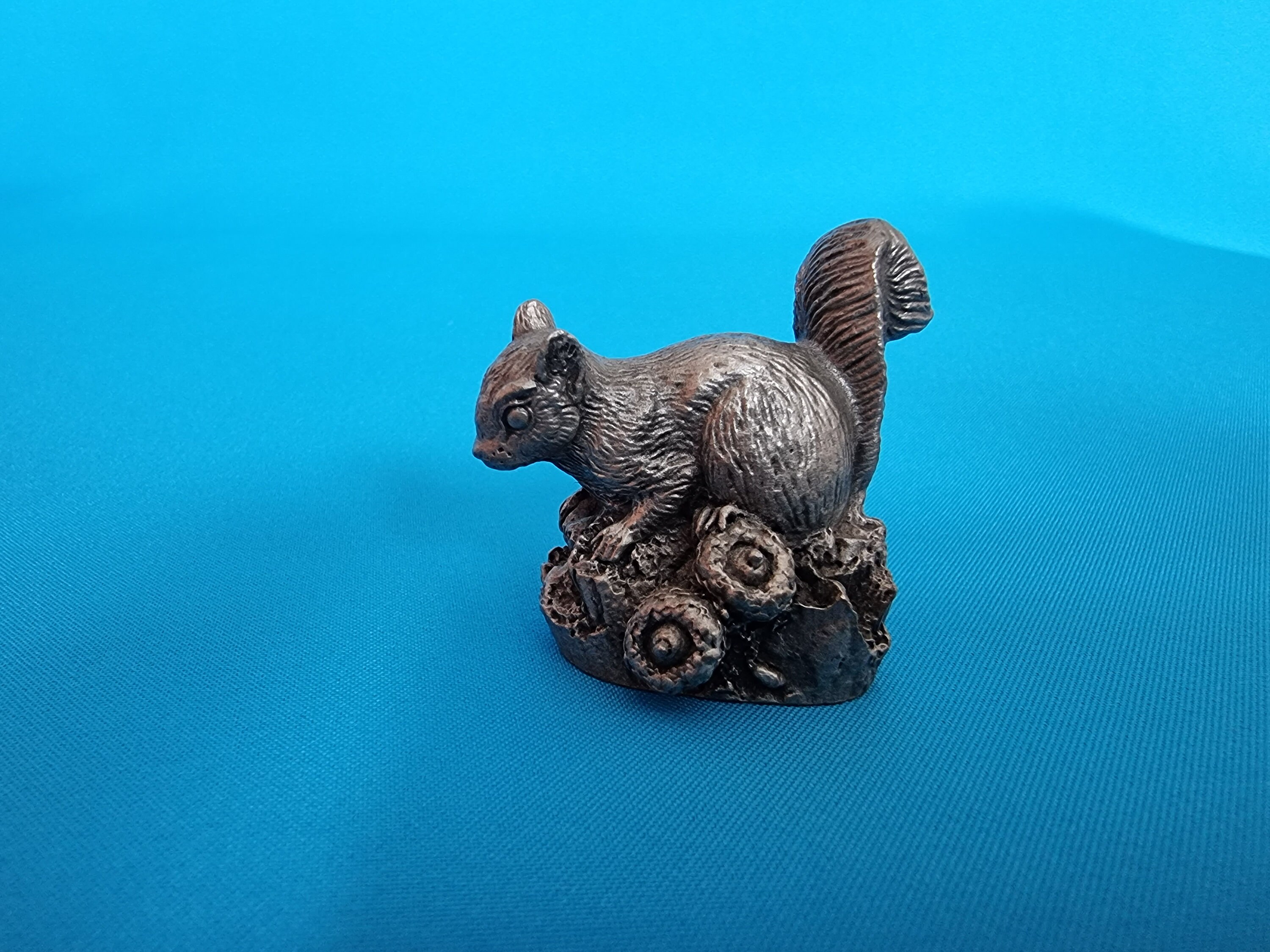 squarrel Figurine Pewter squarrel Pewter animals Figurine miniature ...