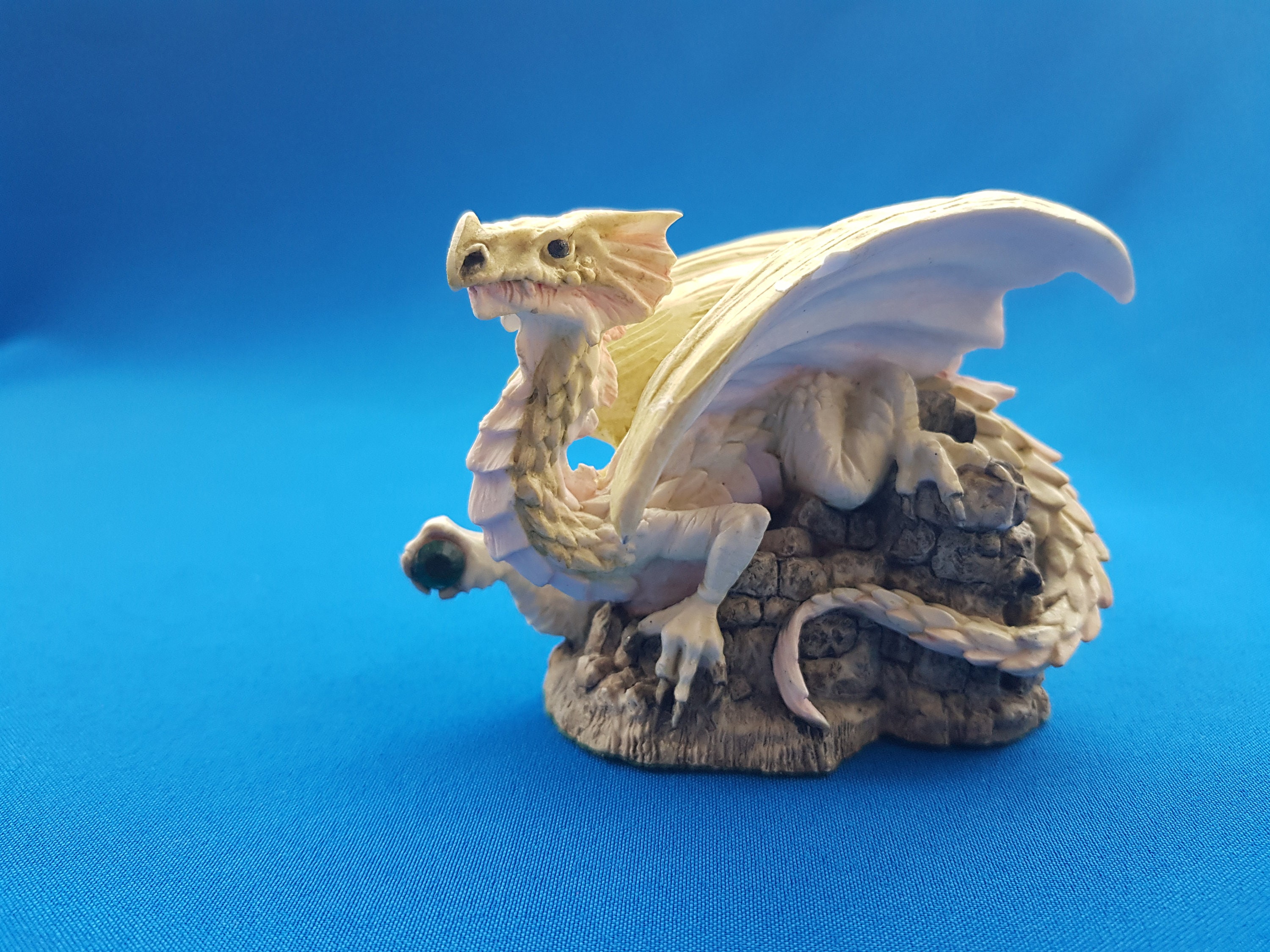 Art & Collectibles small dragon figurine, resin dragon figure ...