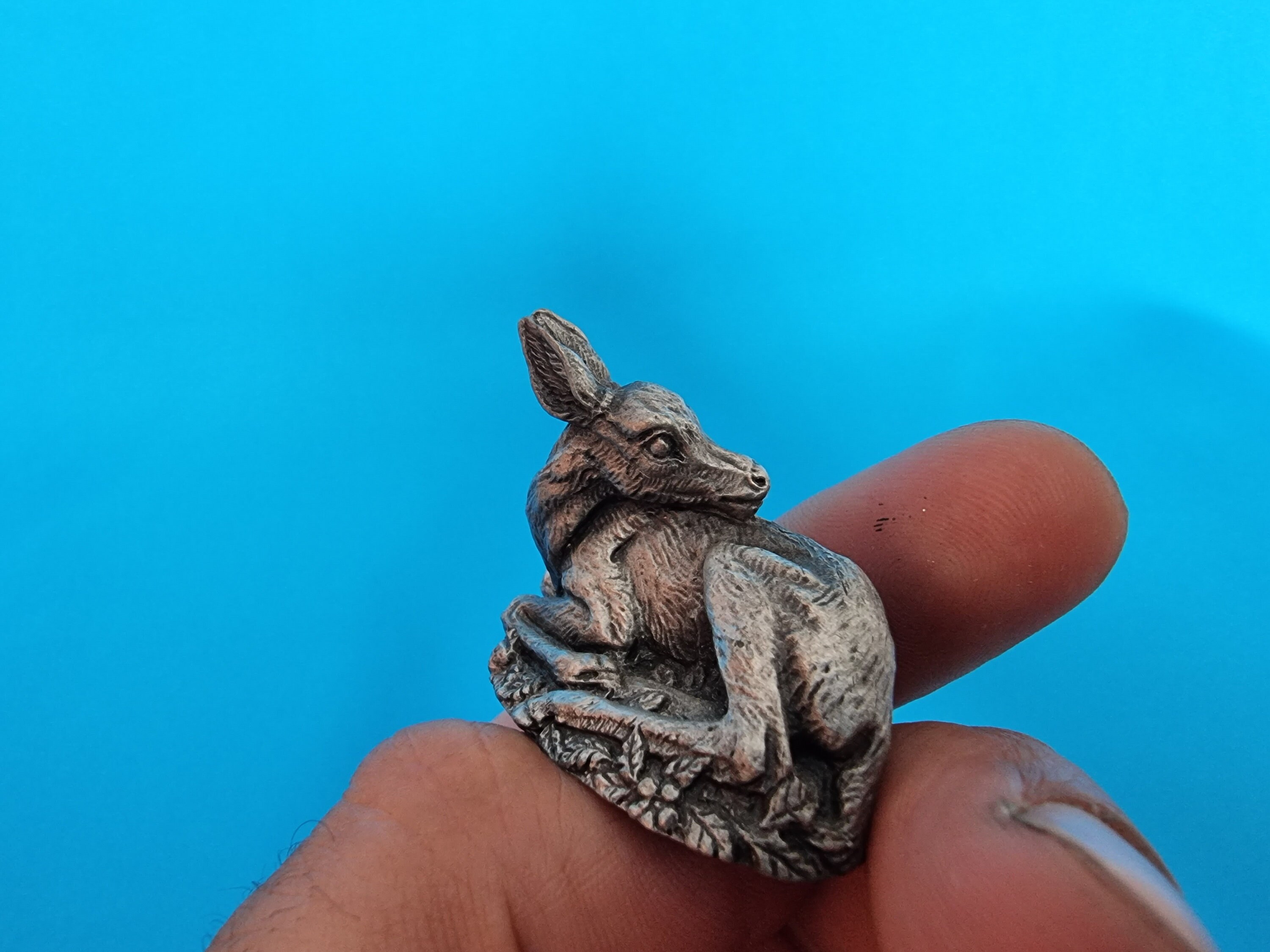 Pewter deer deer figurine Pewter animals figurine small | Etsy