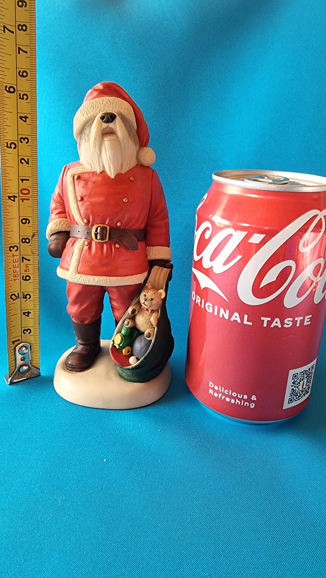 Robert Harrop, Santa Claus Figurine, Sheepdog Figurine, Sheepdog Santa ...