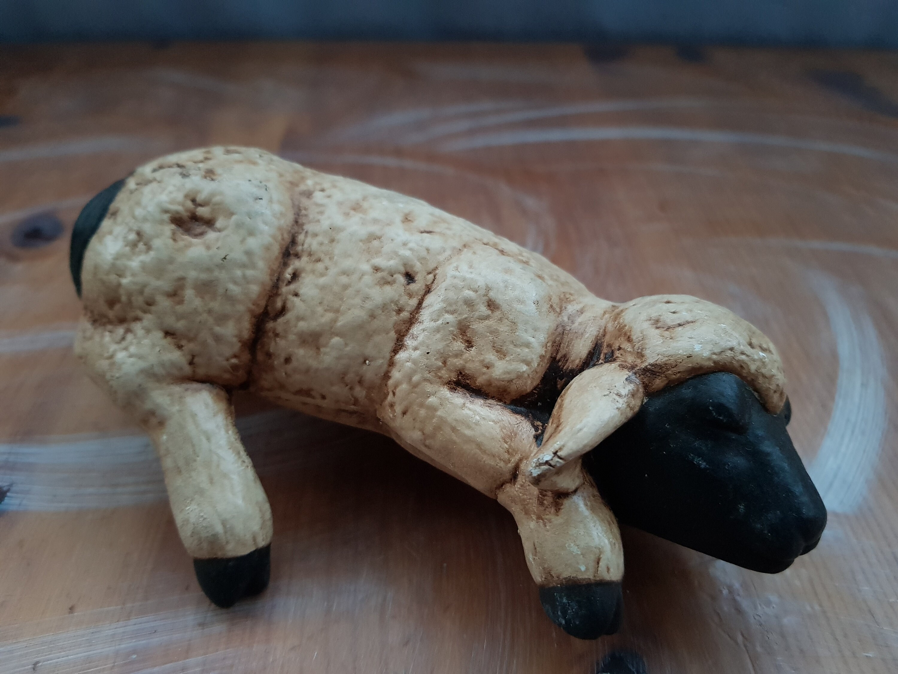 Sheep figurine pottery sheep sheep sculpture lamb figurine | Etsy