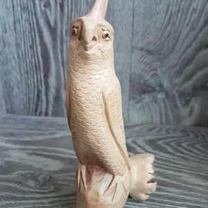 Carved Parrots, Parrots Figurine, Parrots Sculpture, Wooden Parrots ...