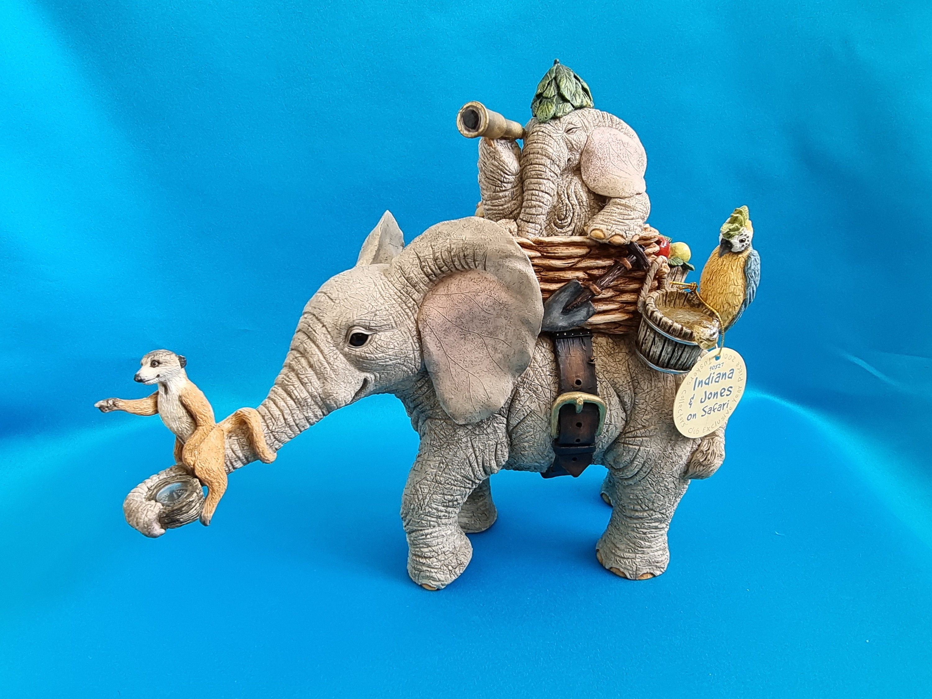 Elephant sculpture Elephant figure Elephant statue Tuskers Elephant ...