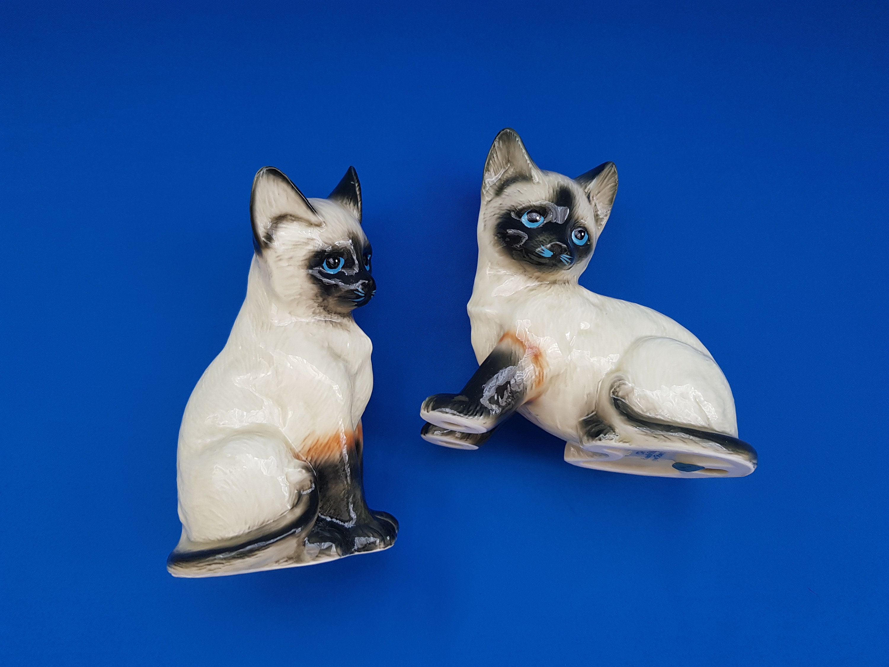 Siamese Cat Figure Siamese Cat Cat Figurine Cat Sculpture | Etsy