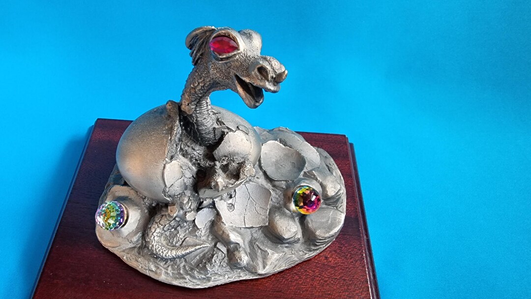 Pewter Dragon Figurine, Myth and Magic Dragon, Myth and Magic, Tudor ...