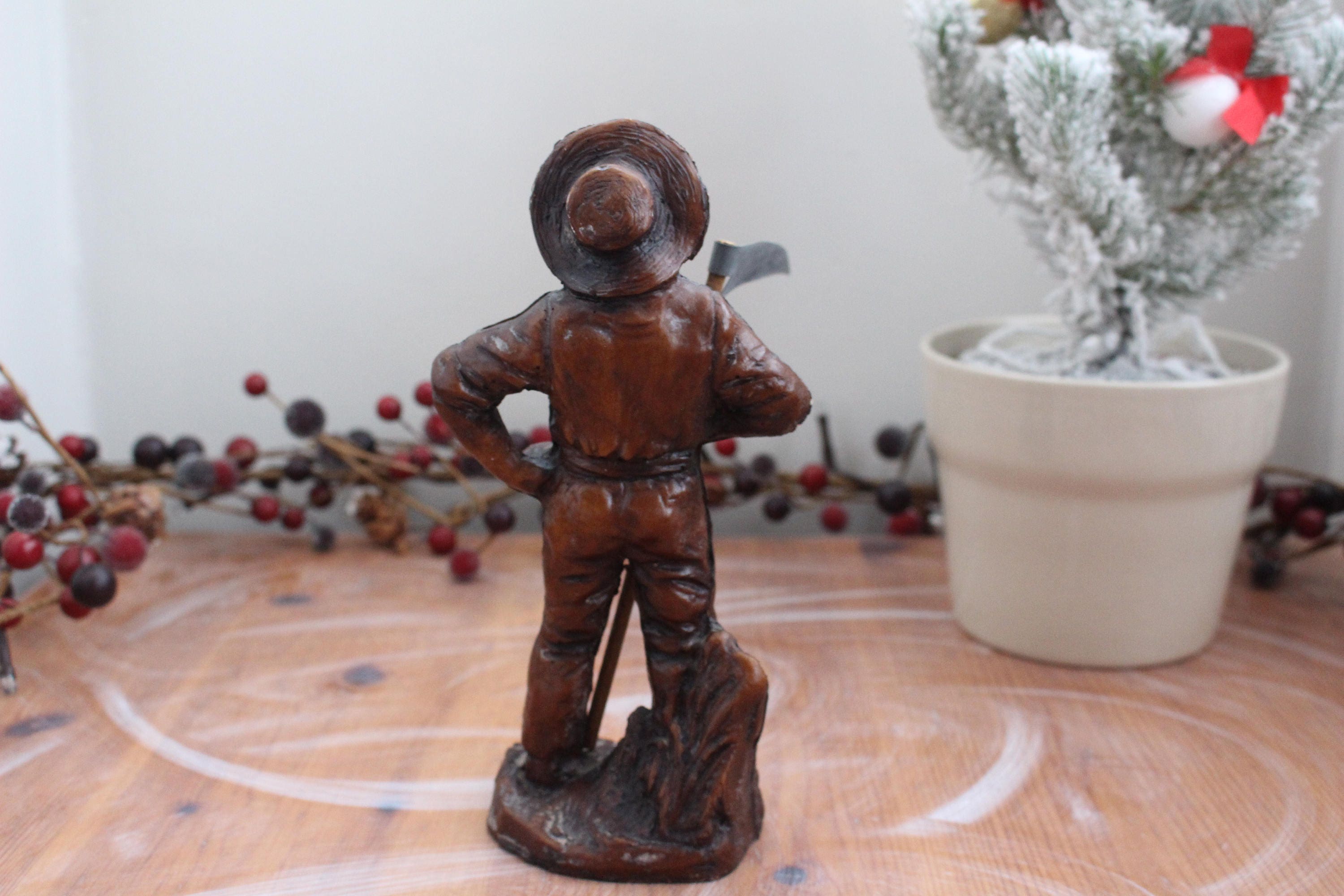 Vintage people figure vintage figurine farmer figure | Etsy