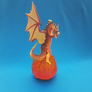 Dragon Figurine, Resin Dragon Figure, Land of the Dragons, Large Dragon ...