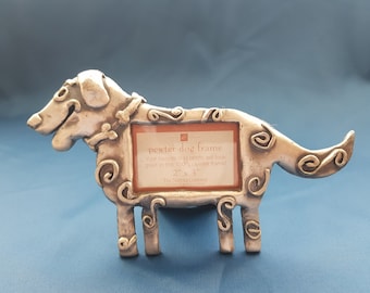Pewter Dog Figurine - Etsy