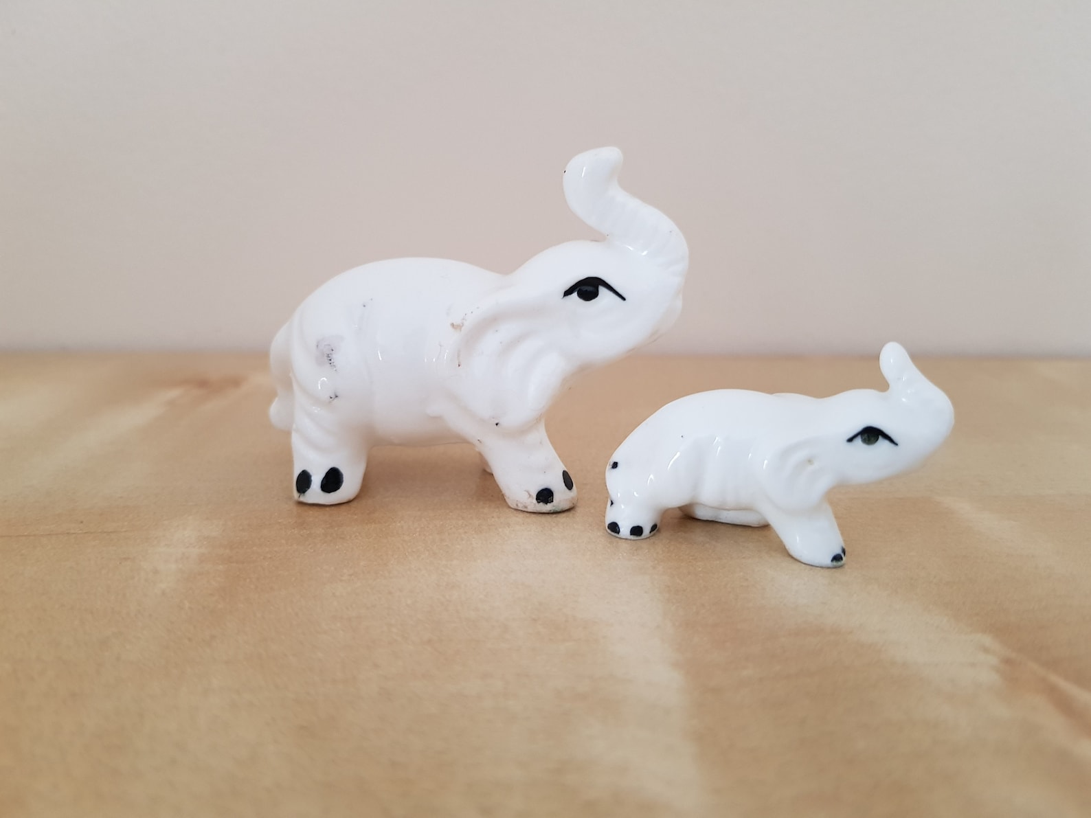 Elephant figurine pottery elephants ceramic elephants | Etsy