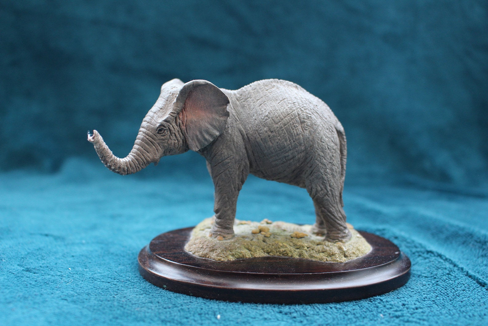 Elephant Figurine Pottery Elephants Resin Elephants - Etsy