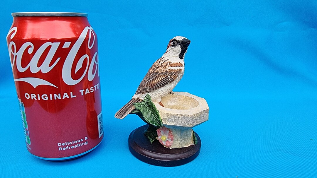 Bird Figurine, the House Sparrow, House Sparrow Figurine, Country ...