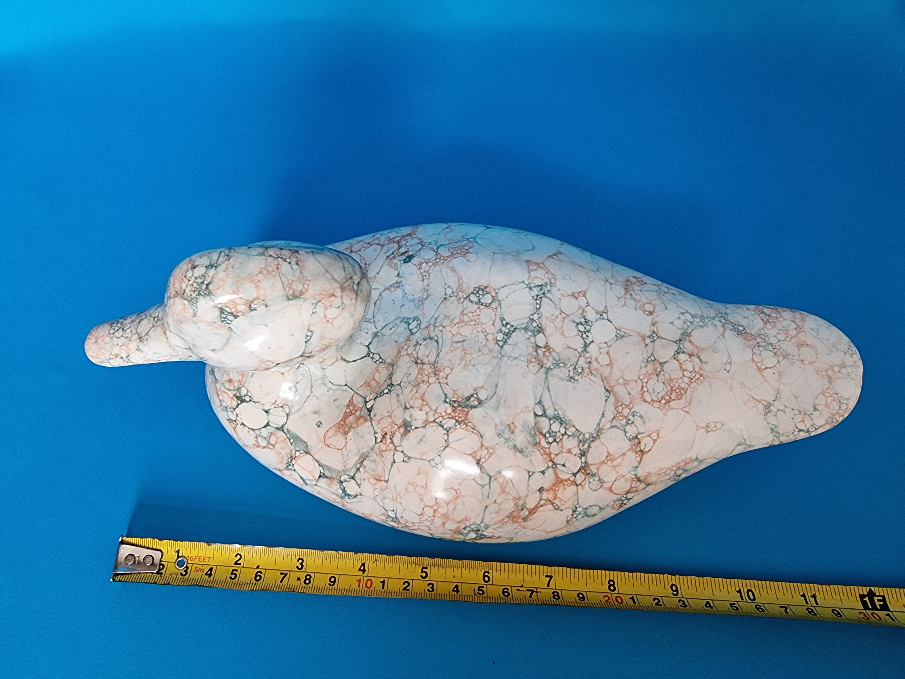 Porcelain Duck Pottery Duck Duck Figurine Big Duck - Etsy Israel