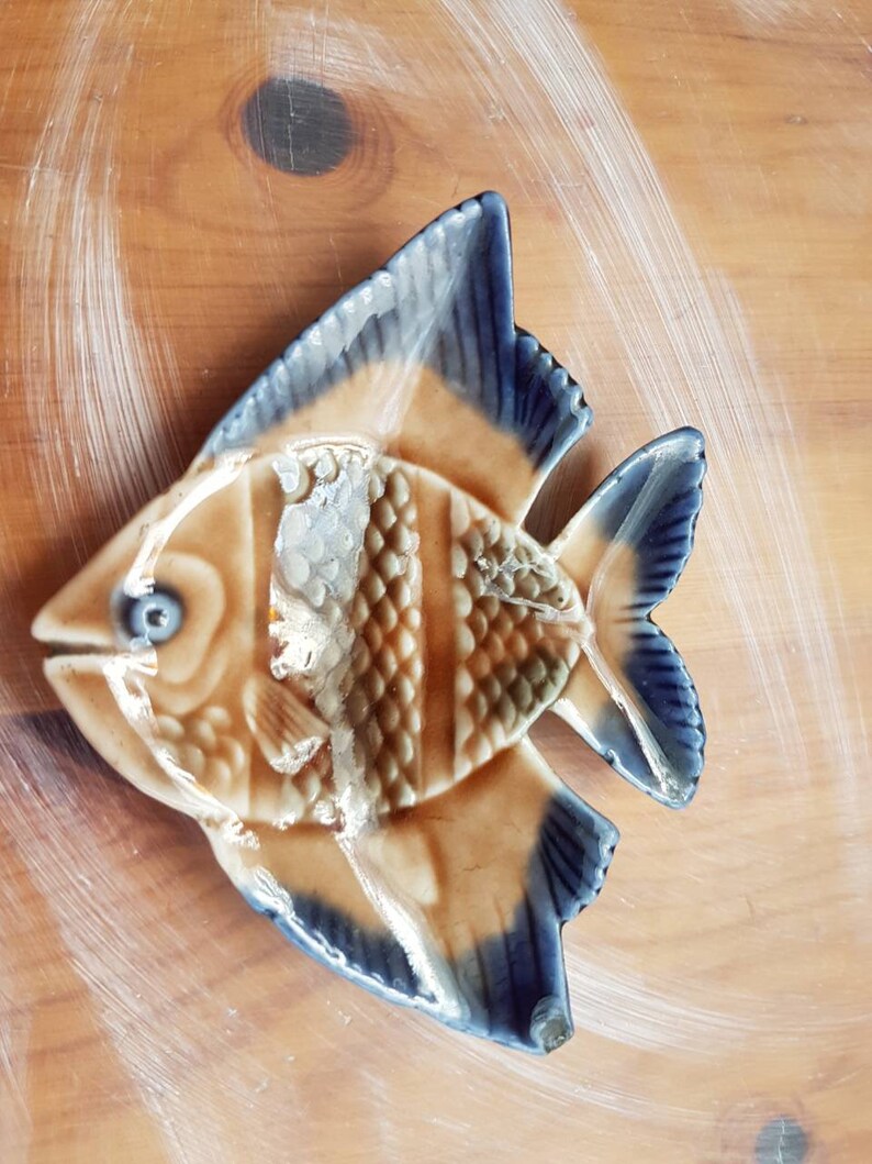 Wade Pottery Fish Figurine Ornaments - Vintage Pair - Etsy