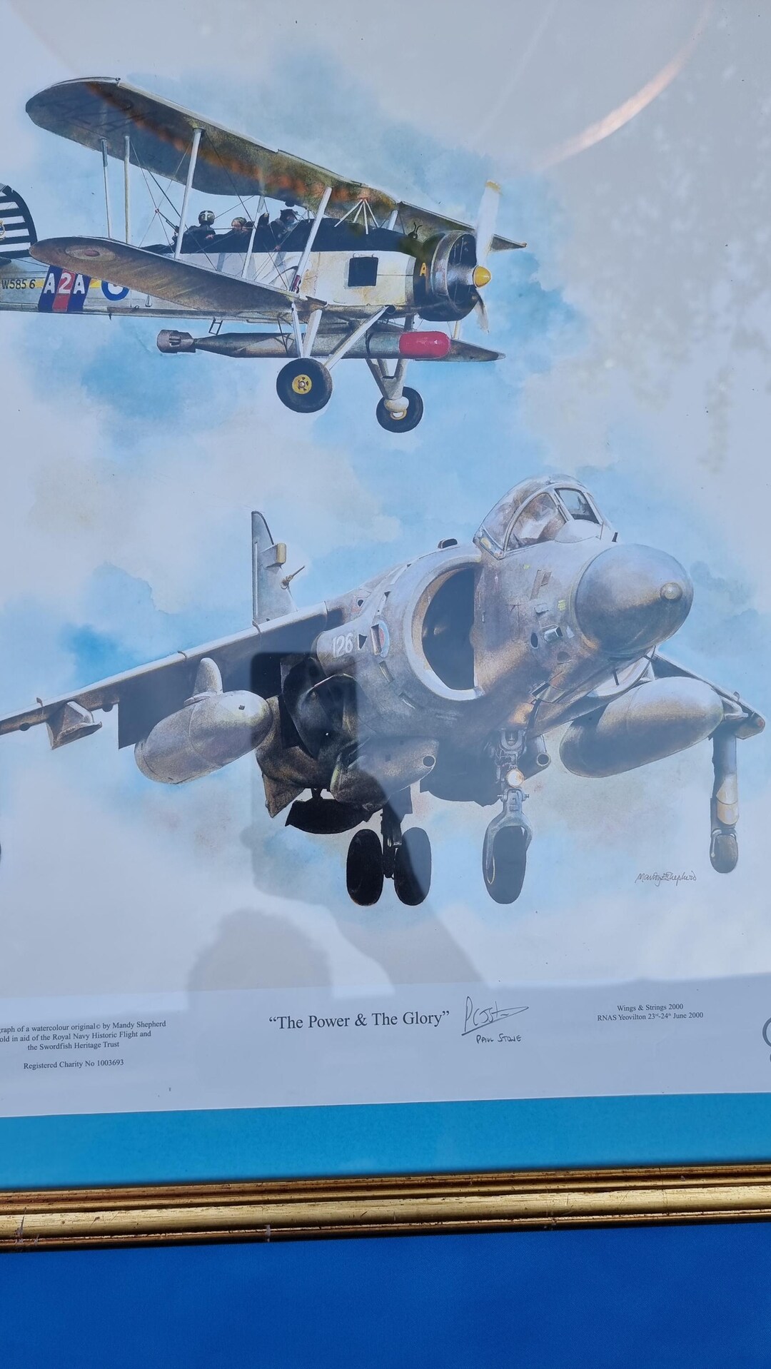 Airplane Photo Frame, Airplane Picture, Vintage Airplane Photo, Old ...