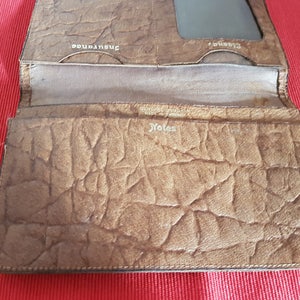 Genuine Pigskin, Leather Money Notes, Vintage Leather Wallet, Leather ...