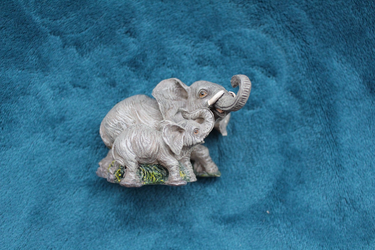 Elephant Figurine Tusker Elephant Resin Elephants Elephant - Etsy