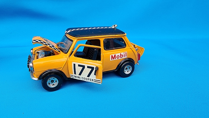 Mini Cooper Car Model Mini Cooper Car Vintage Mini Cooper - Etsy