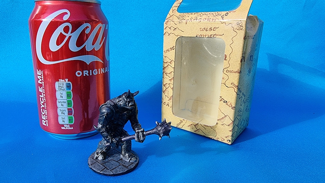 Lord of the Rings Battle Troll Metal Figurine - Eaglemoss - Etsy