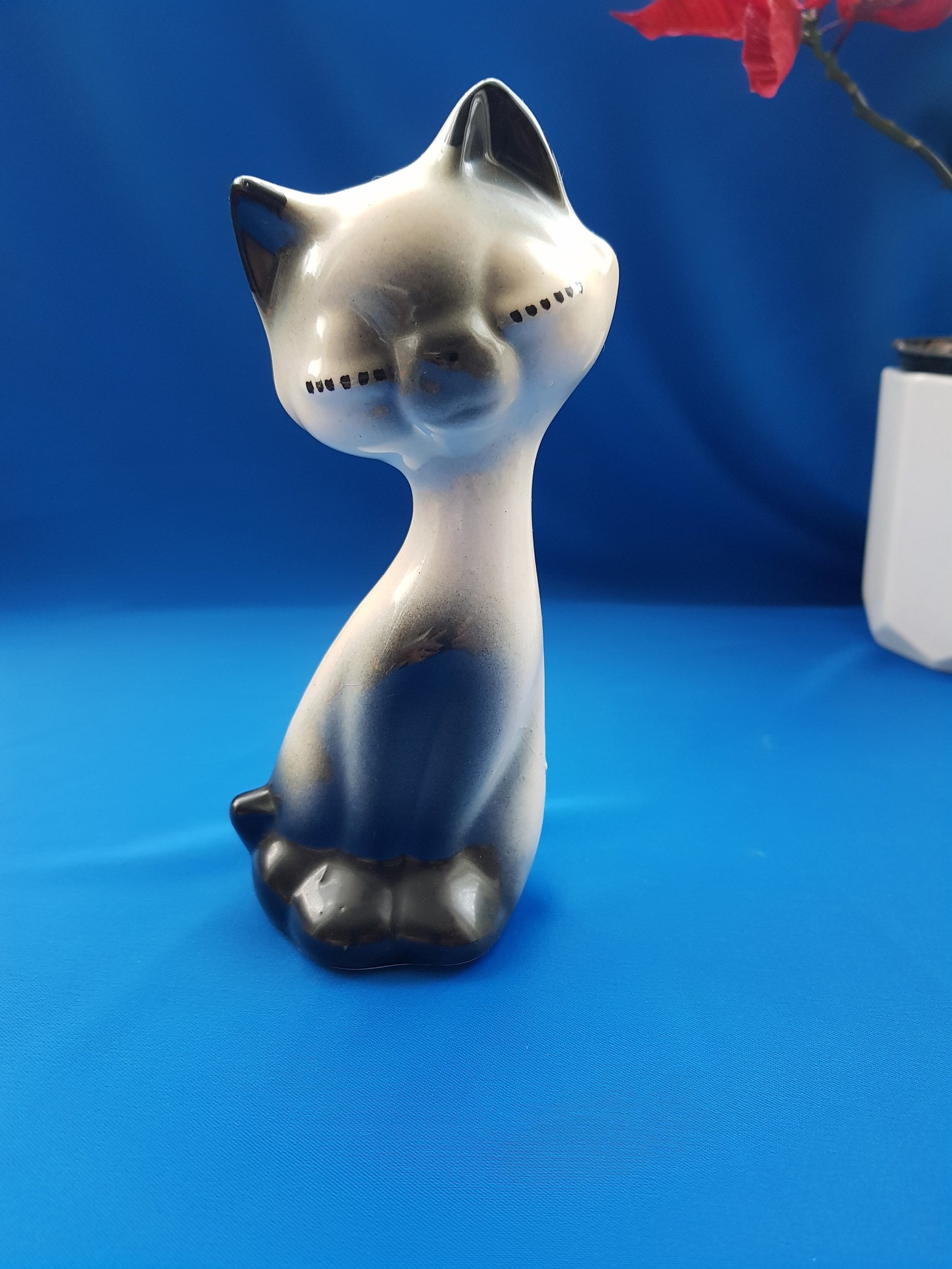 Siamese Cat Figure Siamese Cat Cat Figurine Cat Sculpture | Etsy