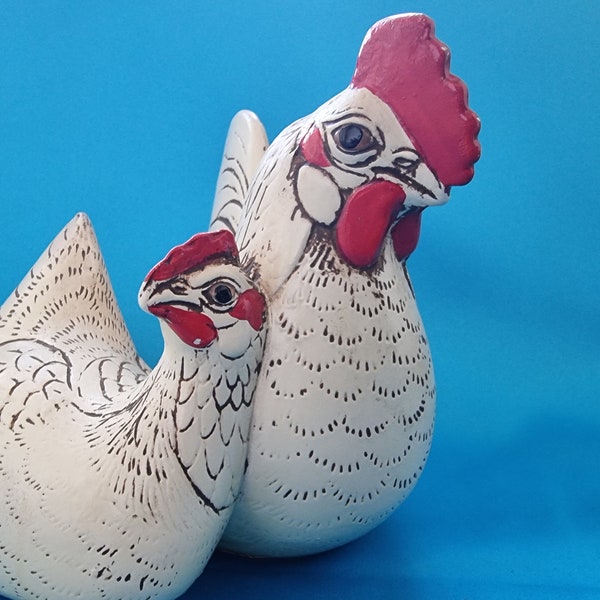 Pottery Chicken - Etsy