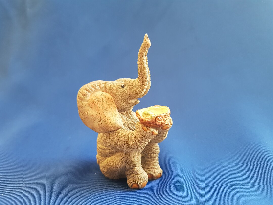 Tuskers Elephants, Elephant Figurine, Resin Elephants Figures, Resin ...