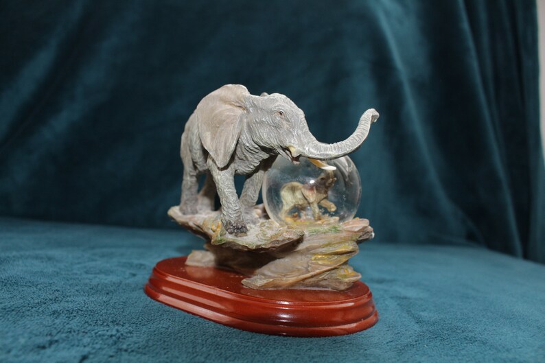 Elephant Figurine Pottery Elephants Ceramic Elephants - Etsy