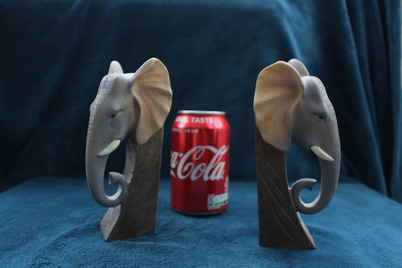 Elephant figurine pottery elephants ceramic elephants | Etsy