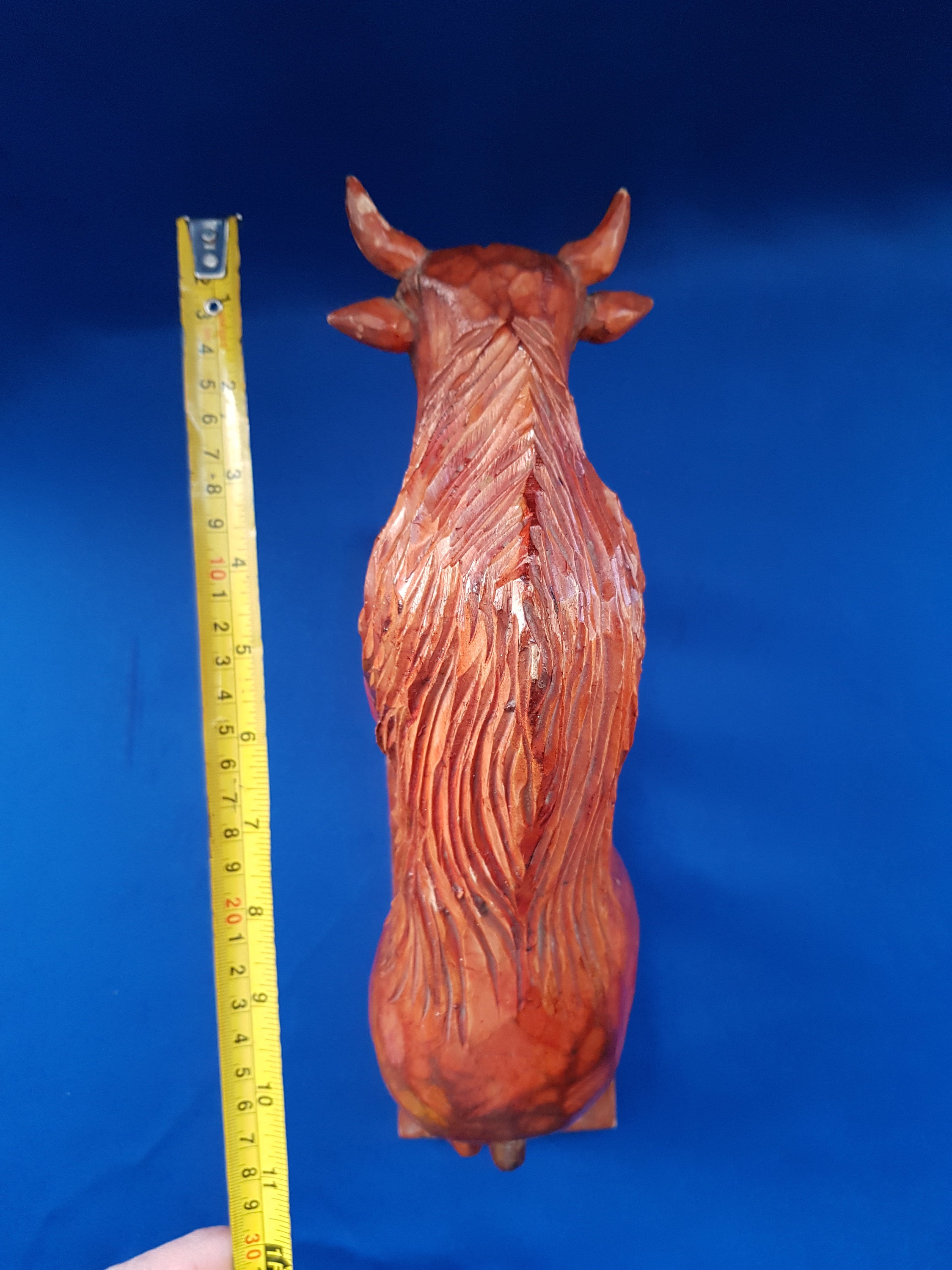 Wooden Bison Carved Bison Carved Animals Bison Figurine | Etsy