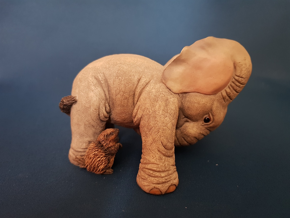 Tuskers Elephants Elephant Figurine Resin Elephants Figures - Etsy