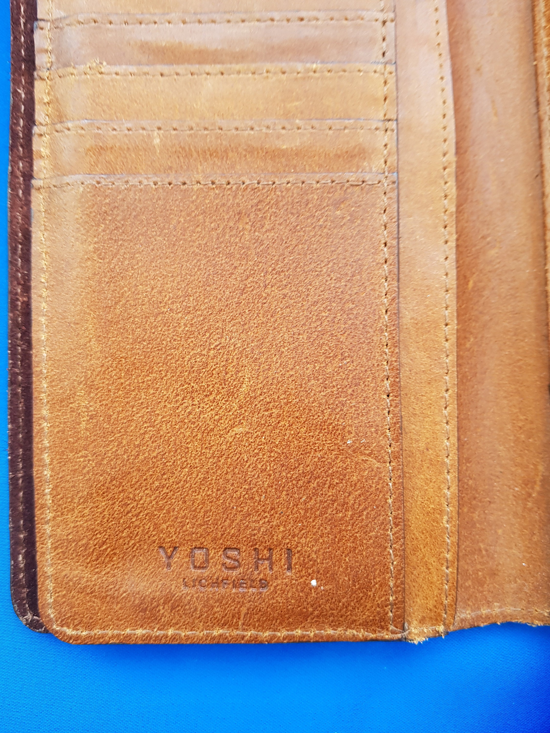 Yoshi Wallet Yoshi Vintage Leather Wallet Brown Leather | Etsy